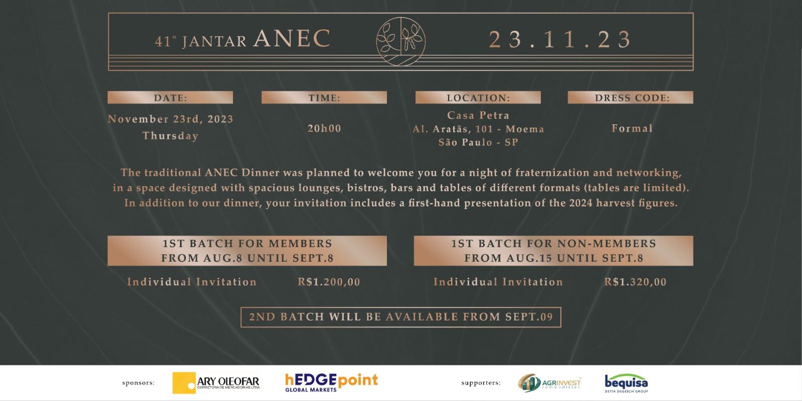 41° ANEC Dinner